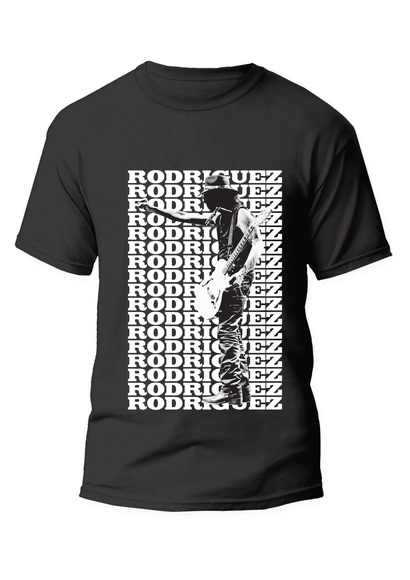 Rodriguez - TRIBUTE TOUR T-SHIRT BLACK – M-Pire Music
